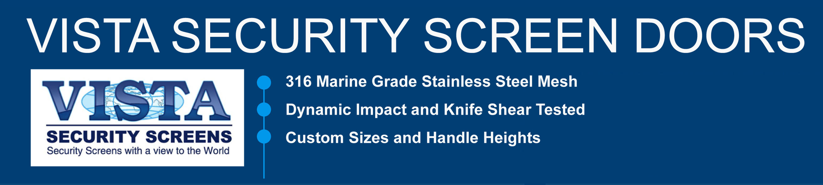 Vista Security Screen™ Doors and Windows | Security Screens with a view ...